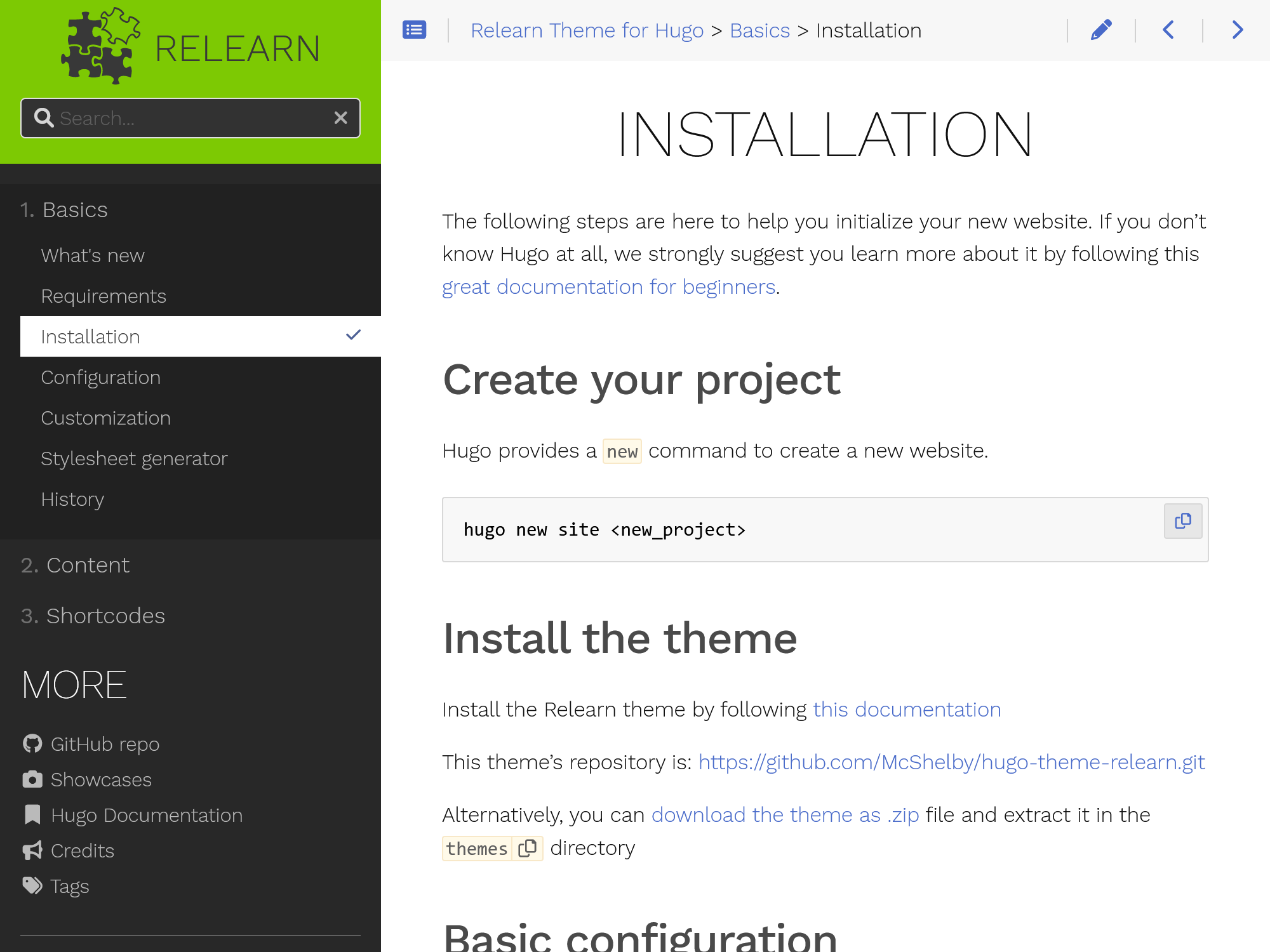 Archetypes :: Hugo Relearn Theme